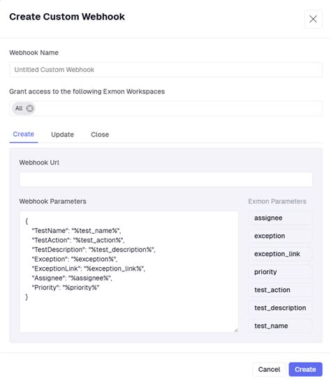 configuring custom webhook settings in turnkey community