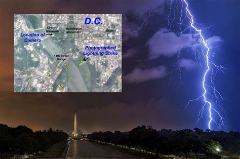 Washington D C Lightning Bolt Mapped In Three Dimensions The