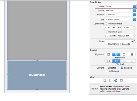 Ios Trying To Set Only Time In Uidatepicker In Swift 20 Stack Overflow