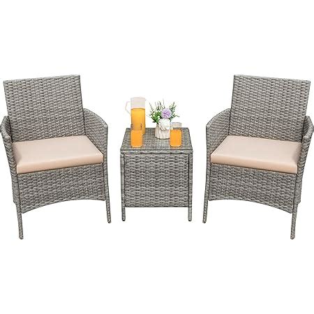 Amazon Greesum 3 Piece Patio Furniture Outdoor Wicker