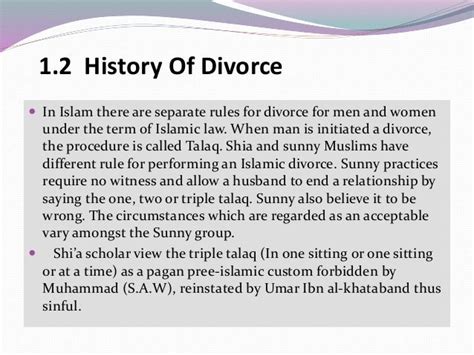 Divorce Causes