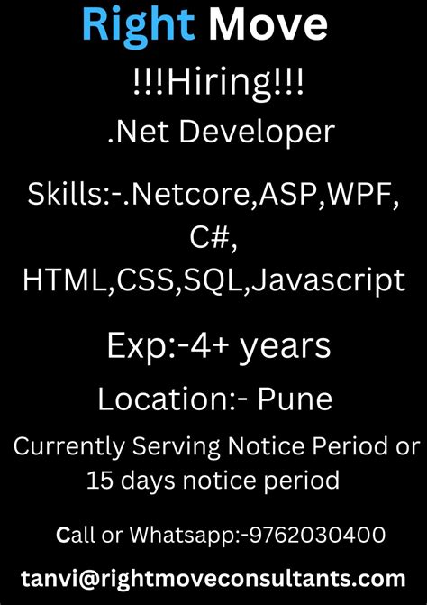 tanvi p on linkedin dotnet wpf mvc asp html css javascript sql hiringnow
