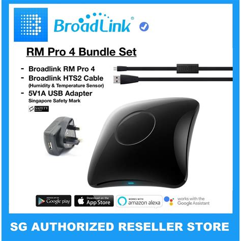 Broadlink RM Pro 4 / RM4 Pro / RM4C Pro Smart Home, IR & RF Universal ...