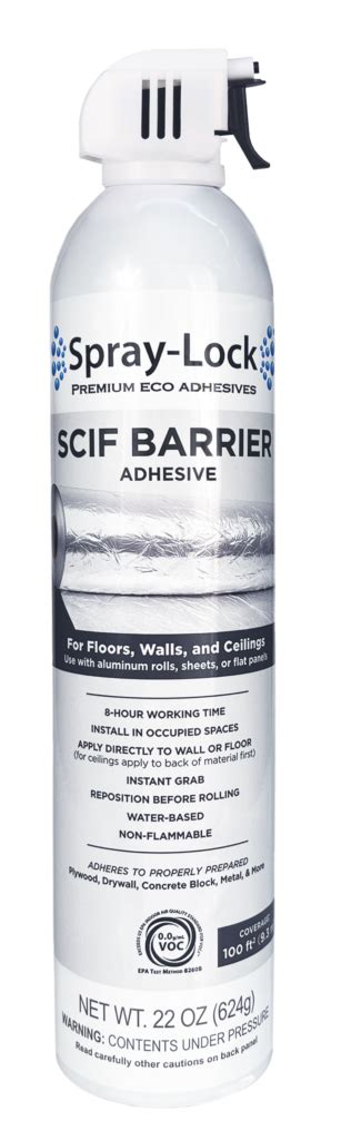 Scif Barrier Adhesive Spray Lock