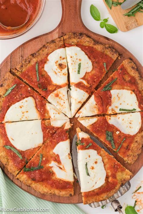 Cauliflower Pizza Crust Recipe • Low Carb Nomad