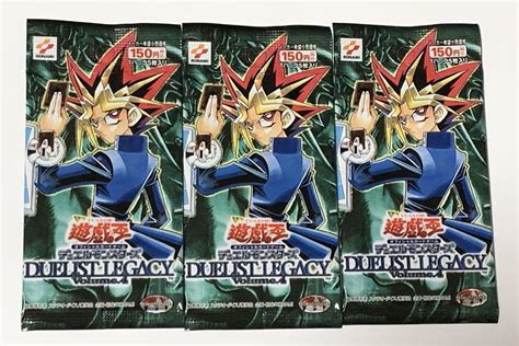 遊戯王 デュエリストレガシー Vol4 未開封 3パック By メルカリ