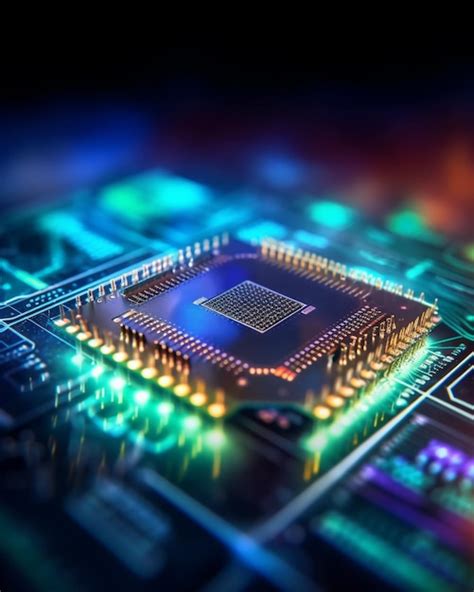 Premium Photo Microcircuit