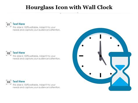 Hourglass Icon With Wall Clock Ppt Powerpoint Presentation Gallery