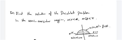 solved ex find the solution of the dirichlet problem in the