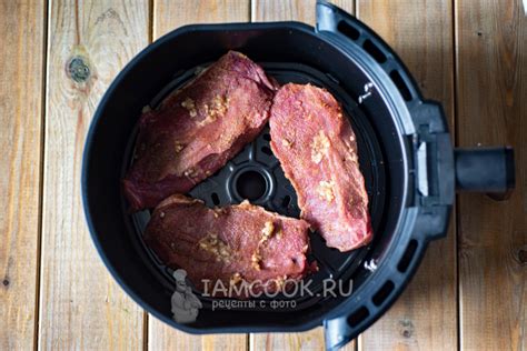 Стейк из говядины в аэрогриле — рецепт с фото пошагово