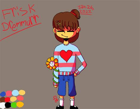 Jan 26 2022 Frisk Redesign By Jammytheglitch On Deviantart