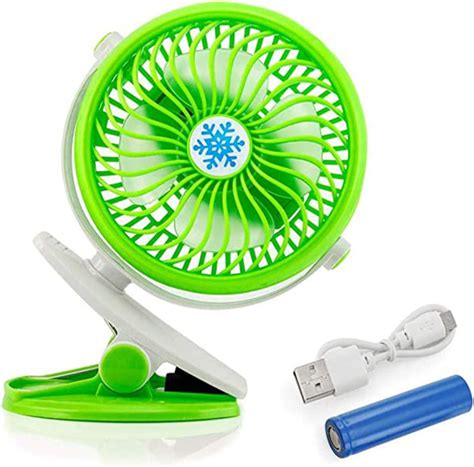 Mini Ventilateur à Pince Personnel Portable Usb Avec Batterie