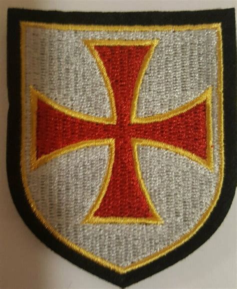 Knights Templar Deus Vult Sew On Patch