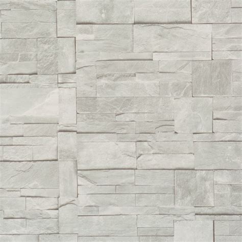Faux Stone Wallpaper Contemporary Wallpaper By Walls Republic