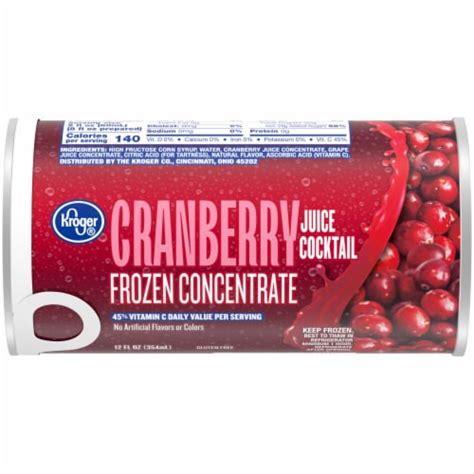 Kroger® Frozen Cranberry Juice Cocktail 12 Fl Oz Ralphs