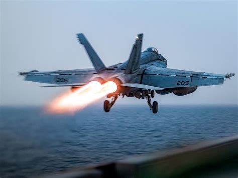Us Super Hornet Sinks After Rolling Off Aircraft Carrier Uss Harry S