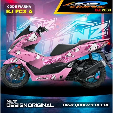 Jual DECAL STIKER FULL BODY PCX 150 DECAL STICKER MOTOR HONDA PCX 160