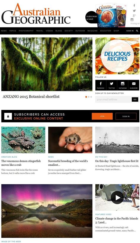 Australian Geographic Online In English