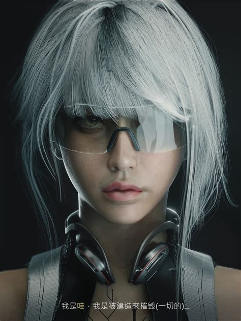 Wallpaper Face Women With Glasses Cgi Render Digital Art Looking