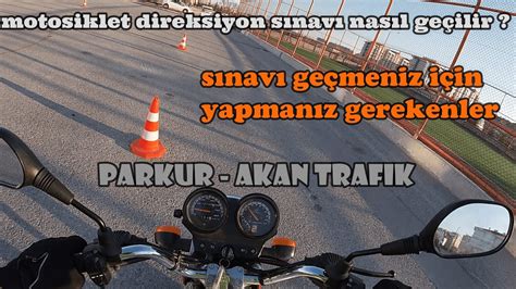 A1 EHLİYET SINAVI MOTOSİKLET DİREKSİYON SINAVI NASIL GEÇİLİR PARKUR