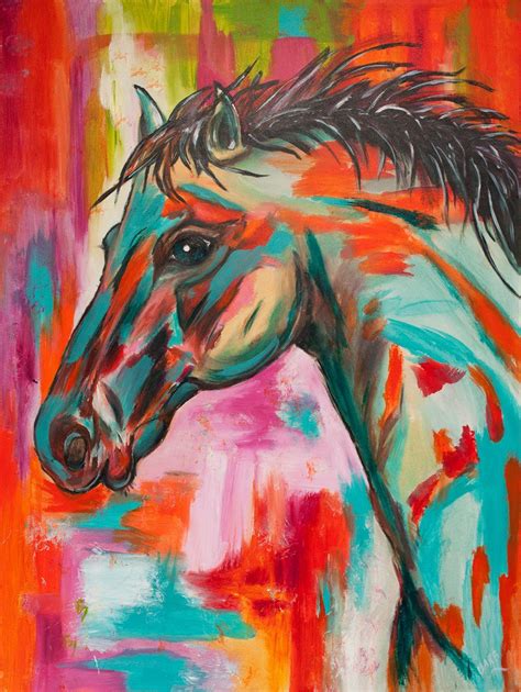 How To Paint An Acrylic Horse At Herbert Hamilton Blog
