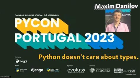 Maxim Danilov On Linkedin Lightning Talk On Pycon Portugal 2023