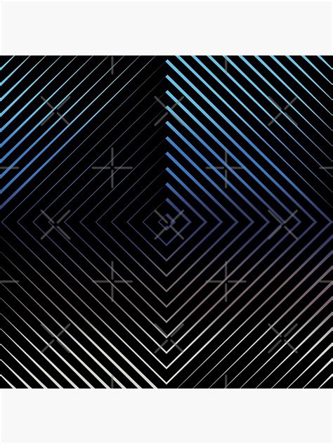 Optical Illusion Color Gradient Optical Art B01 Poster For Sale