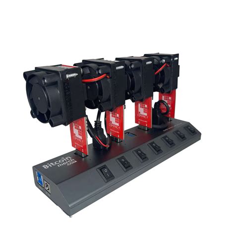 4 X Gekkoscience Compac F With Fan Upgrade Bitcoin Merch® 7 Port Usb