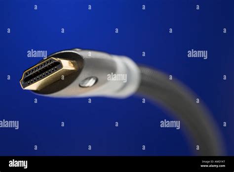 Detailed View Of USB Plug Stock Photo Alamy