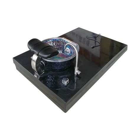 Black Portable Tub Bath Foot SPA Sink For Pedicure Basin In Pedicure