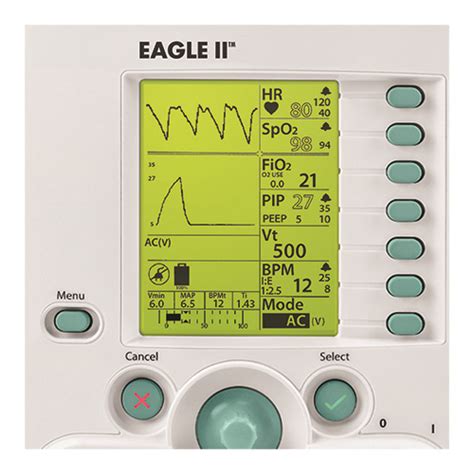 Zoll Eagle Ii Portable Ventilator Featuring 10 Hours Of Battery Run