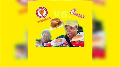 Popeyes Chicken Sandwich Vs Chick Fil A Chicken Sandwich Youtube