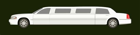 어두운 배경에 고립된 흰색 리무진 벡터 일러스트 레이 션 디자인 템플릿입니다 리무진 고급 자동차에 대한 스톡 벡터 아트 및 기타 이미지 리무진 고급 자동차 교통수단