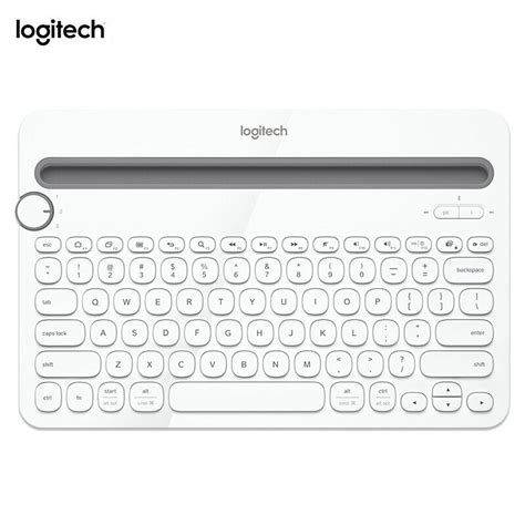 Logitech Игровая клавиатура беспроводная K480 Английская раскладка белый купить на Ozon по