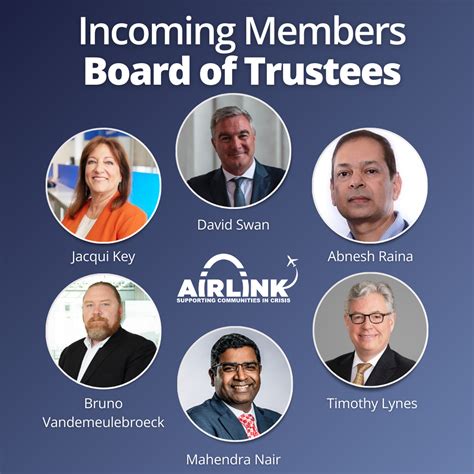 Airlink Inc Announces Incoming Board Of Trustees For 2025