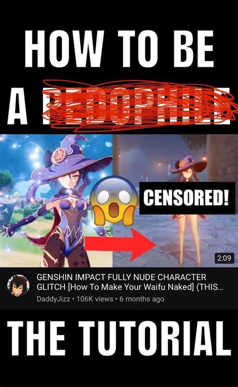 How Be Censored Genshin Impact Fully Nude Character Glitch How To