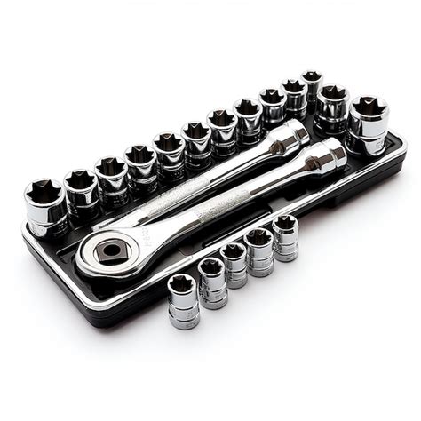 Premium Photo Socket Set With White Background Isolated