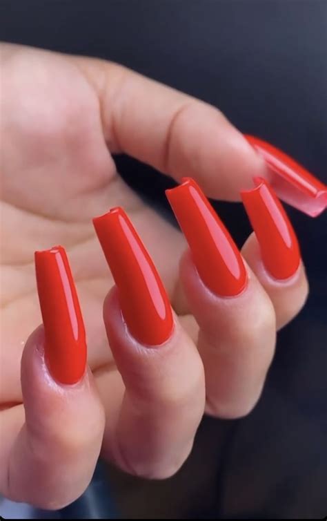 Long Red Nails Long Fingernails Lilac Nails Red Acrylic Nails Fancy
