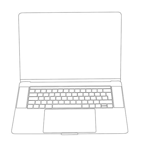 Premium Vector One Line Drawing Hand With Personal Computer And