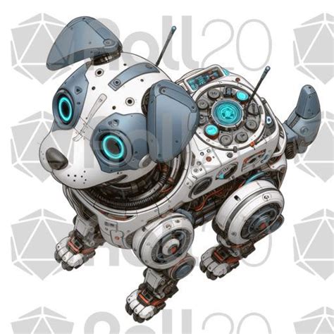 150 futuristic robots tokens roll20 marketplace digital goods for