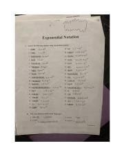 Master Exponential Notation In Chemistry A Comprehensive Guide Course Hero