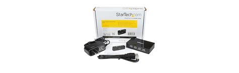 Amazon Com StarTech Com Port Compact Black USB Hub Bus Powered Or With Included Power