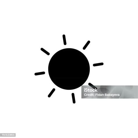 太陽圖示天氣圖的元素標誌和符號可用於網路徽標移動應用程式uiux向量圖形及更多互聯網圖片 互聯網 傷風和感冒 光 Istock
