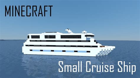 Minecraft Small Cruise Ship Full Interior Download Youtube