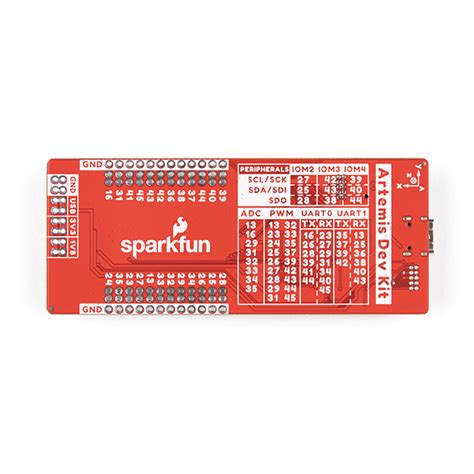 Sparkfun Artemis Development Kit Roboshop Bd