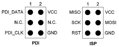 Avr Jtag Mkii 引脚布局 Jtag 和 Isp Iamaprogrammer 博客园