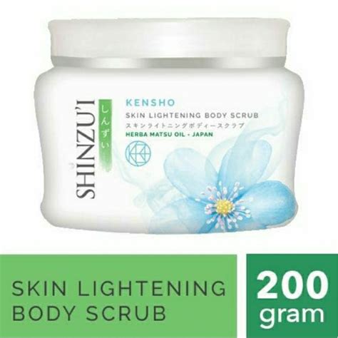 Jual Shinzui Lightening Body Scrub Kensho Lulur Badan Shinzui