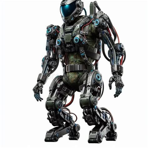 Exoskeleton Robot A Wearable Robot That Enhances Human Strngth Stock