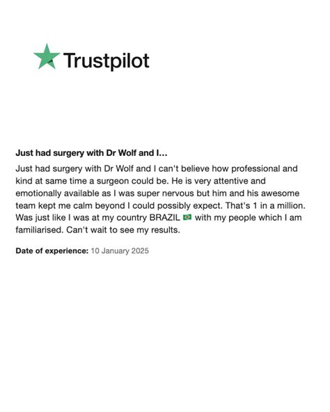 Surgery Can Feel Scary But Dr Wolf Makes It As Calming As Possible So