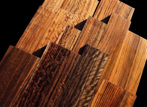Exotic Wood Shedua This Is A Rare Batch Of Super Curl Black Shedua